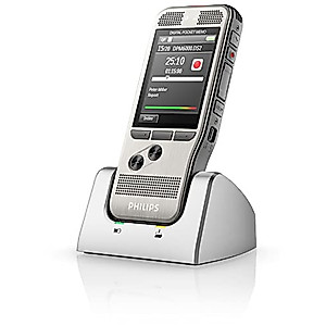 Pocket Memo 6000 Digital Recorder, Push Button, 2GB, Silver