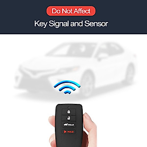 INFIPAR 2pcs Compatible with Acura ILX MDX RDX RLX TLX NSX 4 Buttons KR5V1X Smart Black Key Fob Cover Case Key Chain Protector Keyless Holder