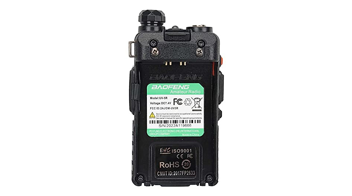 BaoFeng UV-5R 8W Ham Radio: Dual Band Portable Walkie Talkie
