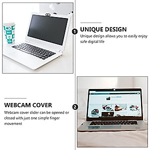 Mobestech Tableta 6pcs Cute Cat Computer Webcam Cover Pc Web Camera Cover Decorative Webcam Cover Slider Web Camera Cover Camera Slider