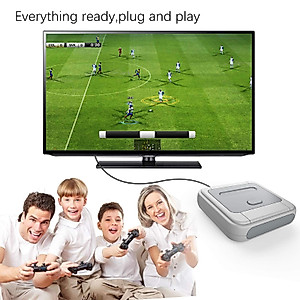DIKDOC Video Game Console Emulator Console Arcade Emulator Kids Retro Game Console Pre-Install 41,000 Games ROM HDMI Output 128G Mini Portable Support NES/N64/PS1/Sega Console