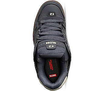Globe Men's Sabre Skate Shoe, Lead/Gum, 11