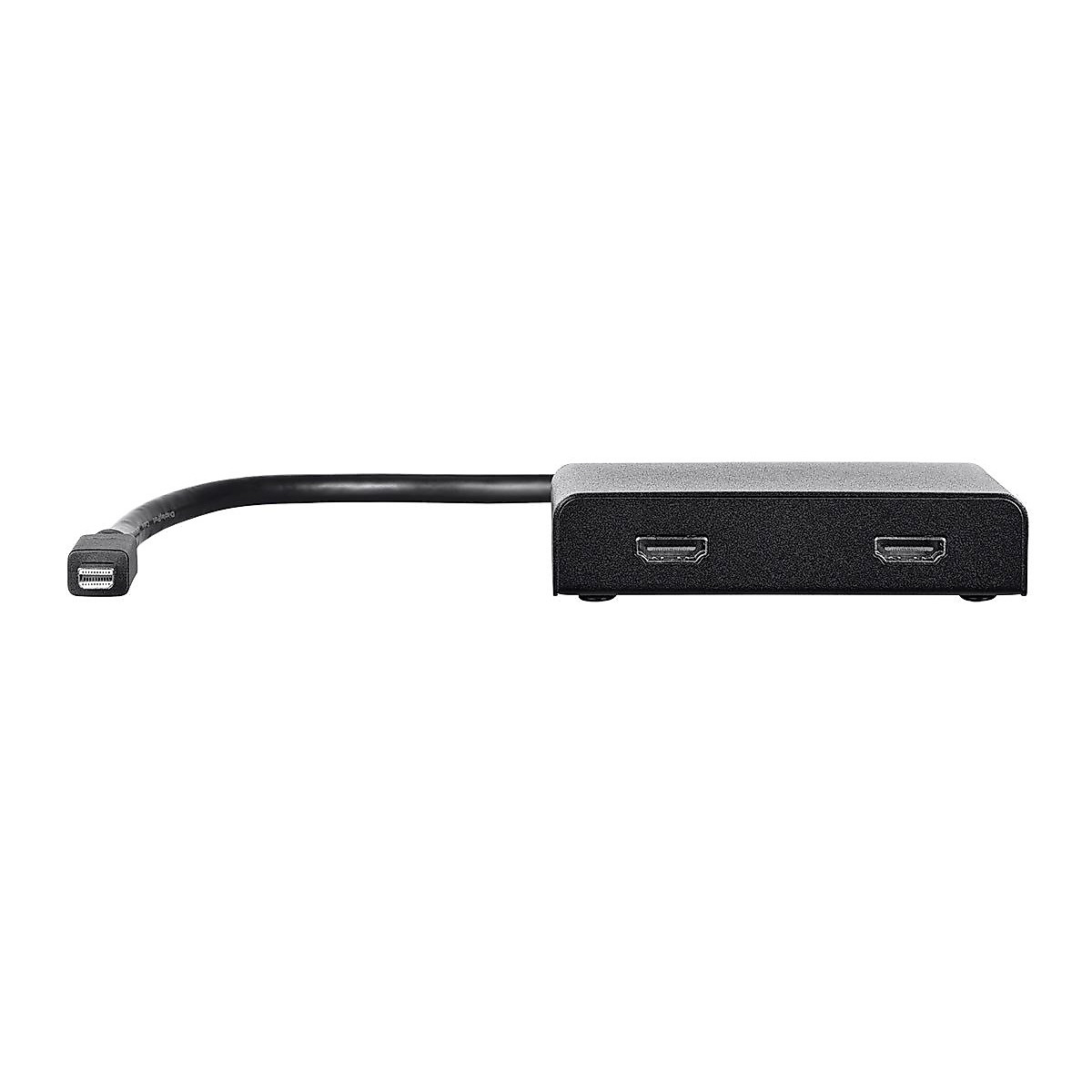 Monoprice 2-Port Mini DisplayPort 1.2 to HDMI Multi-Stream Transport (MST) Hub, Mini DP to HDMI,Black