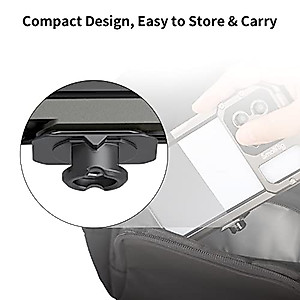 SmallRig Quick Release Plate with 1/4" Screw, HawkLock Quick Release Top Plate for Stabilizer, Action Camera, Monitor, LED Light, QR Top Plate for SmallRig HawkLock Quick Release System - 3730B