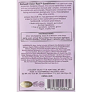 Rahua Color Full Hair Conditioner, 9.3 Fl Oz, Color-Safe Conditioner with Nourishing Natural, Plant-Based Derived Ingredients, Gardenia Scent, For Detangling, Vibrant Hair Color & Hair Care