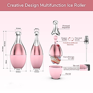 USINMIN Ice Face Roller,Ice Roller for Face and Eye Beauty Ice Facial Rollers Mold Facial Icing Massage Puffiness Relief Skin Care Tools for Brighten Lubricate Shrink Pores Remove Fine Lines