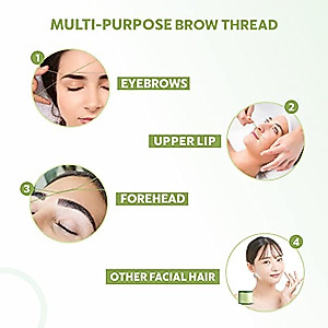 MINA Thread 1 Spool X 300m | Eyebrow Threading Thread | Organic Cotton Thread Pack of 1