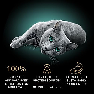 SHEBA PERFECT PORTIONS Cuts in Gravy Wet Cat Food Trays (12 Count, 24 Servings), Signature Tuna and Roasted Chicken Entrée, Easy Peel Twin-Pack Trays