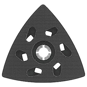 BOSCH OSL350SPD 1-Piece 3-1/2 In. Starlock Oscillating Multi Tool Wood Hook-and-Loop Delta Sanding Pad for Multipurpose Sanding Applications in Plywood, Hardwoods, Softwoods