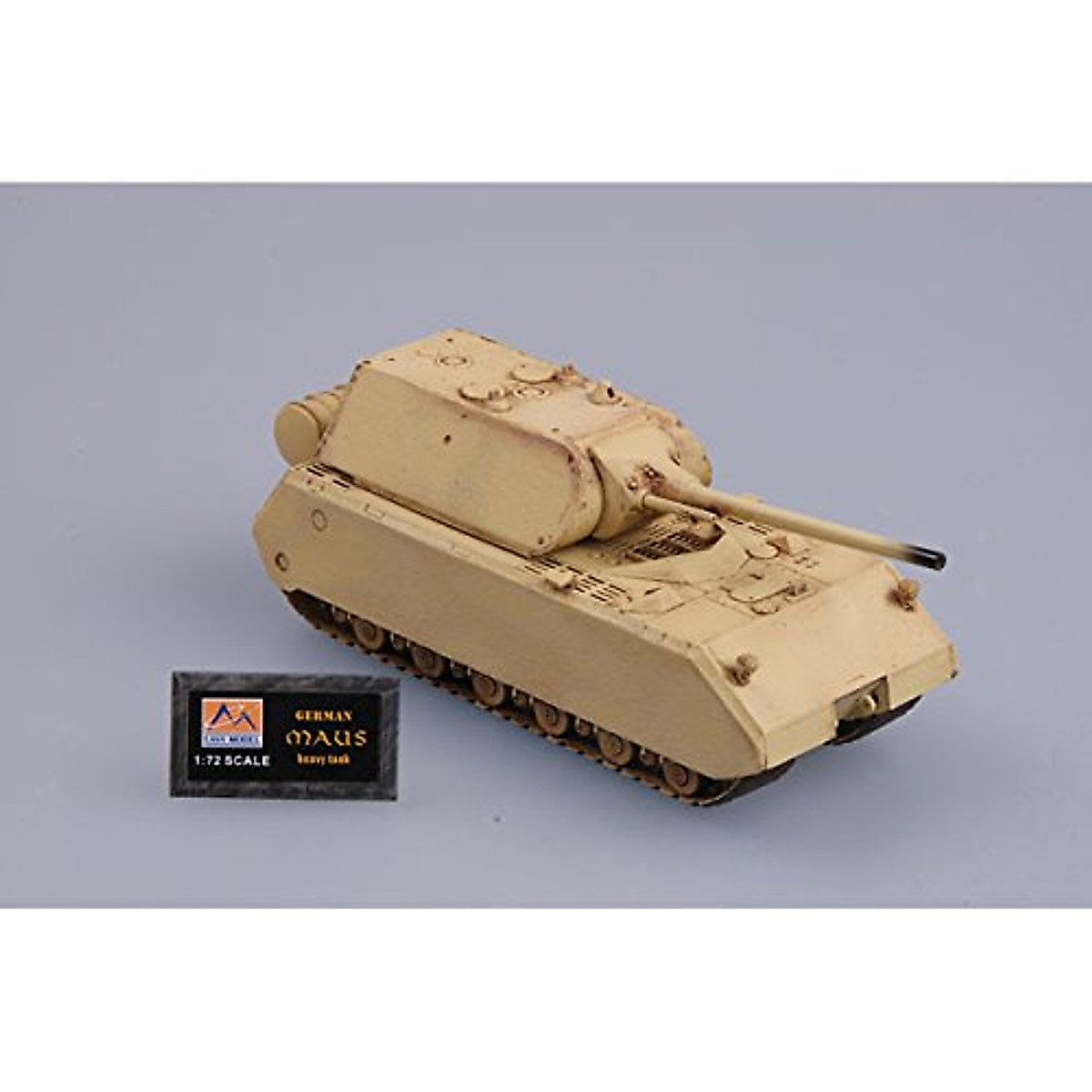 Easy Model German Army Maus War Used Camouflage Military Vehicle Kit