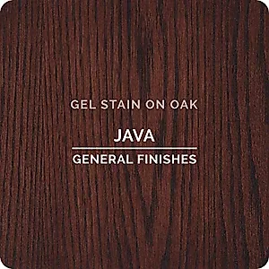 General Finishes Oil Base Gel Stain, 1 Pint, Java