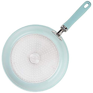 Rachael Ray Create Delicious Nonstick Cookware Pots and Pans Set, 13 Piece, Light Blue Shimmer