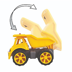 Smoby: Big Power Worker Maxi Truck, Ride on, Load Capacity up to 55 Pounds, Tires are Made of Soft Material, Box Tilts for Easy Unload, For Ages 3 and up