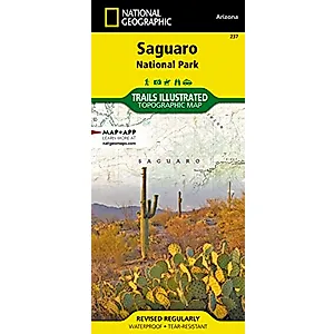 Saguaro National Park Map (National Geographic Trails Illustrated Map, 237)