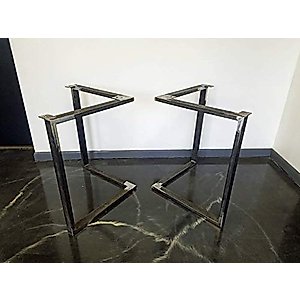 Metal Table Legs, Triangular Style - Any Size and Color