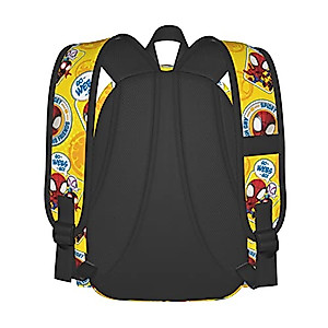 LVTFCO Spider Cartoon Backpack Travel Backpack Superhero Backpack Bags For Men Women