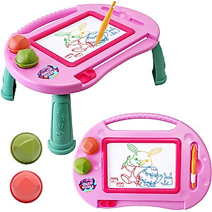Toys for 1-2 Year Old Girls,Magnetic Drawing Board,Toddler Toys for Girls Age 2 3,Erasable Doodle Board for Kids,Learning Toys for Toddler 1 2 3,Gift for 1 2 Year old Girls Christmas Birthday Easter