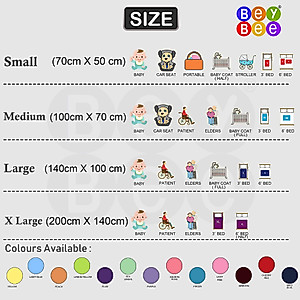 Beybee Quick Dry Baby Bed Protector Waterproof Sheet (100X70 cm (Pack of 1))(Firoza)