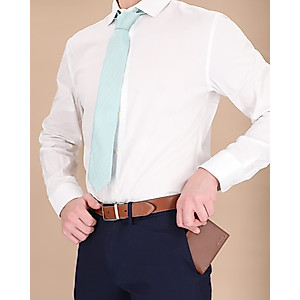 Steve Madden Men's Leather Wallet Extra Capacity Attached Flip Pockets, Cognac (Glove), One Size