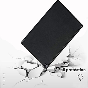 Case for Amazon Fire HD 10 Tablet (7th and 9th Generation, 2017 and 2019 Release) - Slim Folding Stand Cover with Auto Wake/Sleep .NOT for 2021 Released 11th Generation fire HD10(Black)
