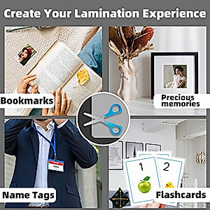 Hartwii 300 Pack 3mil Laminating Sheets 9x11.5 inches and 220 Pack 5mil Laminating Pouches,Hold 8.5x11 inches,Lamination Sheets Paper for Laminator Round Corner Letter Size