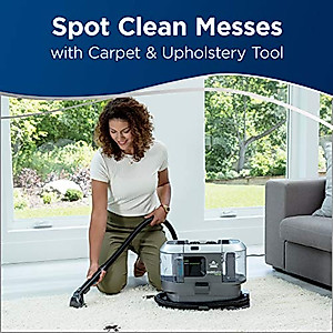 Bissell BARKBATH Dual Use Portable Dog Bath & Deep Cleaner, 2592 (3rd Gen),Grey