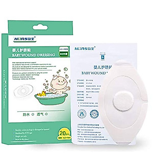 Topwon Baby Navel Sticker Waterproof Swimming and Bathing Umbilical Cord Patch 20 Pieces