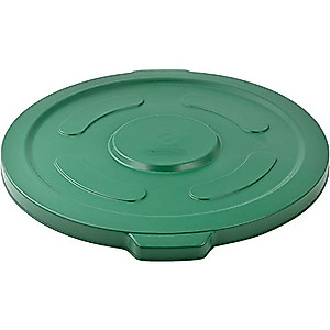 Global Industrial 55 Gallon Garbage Can Lid, Green