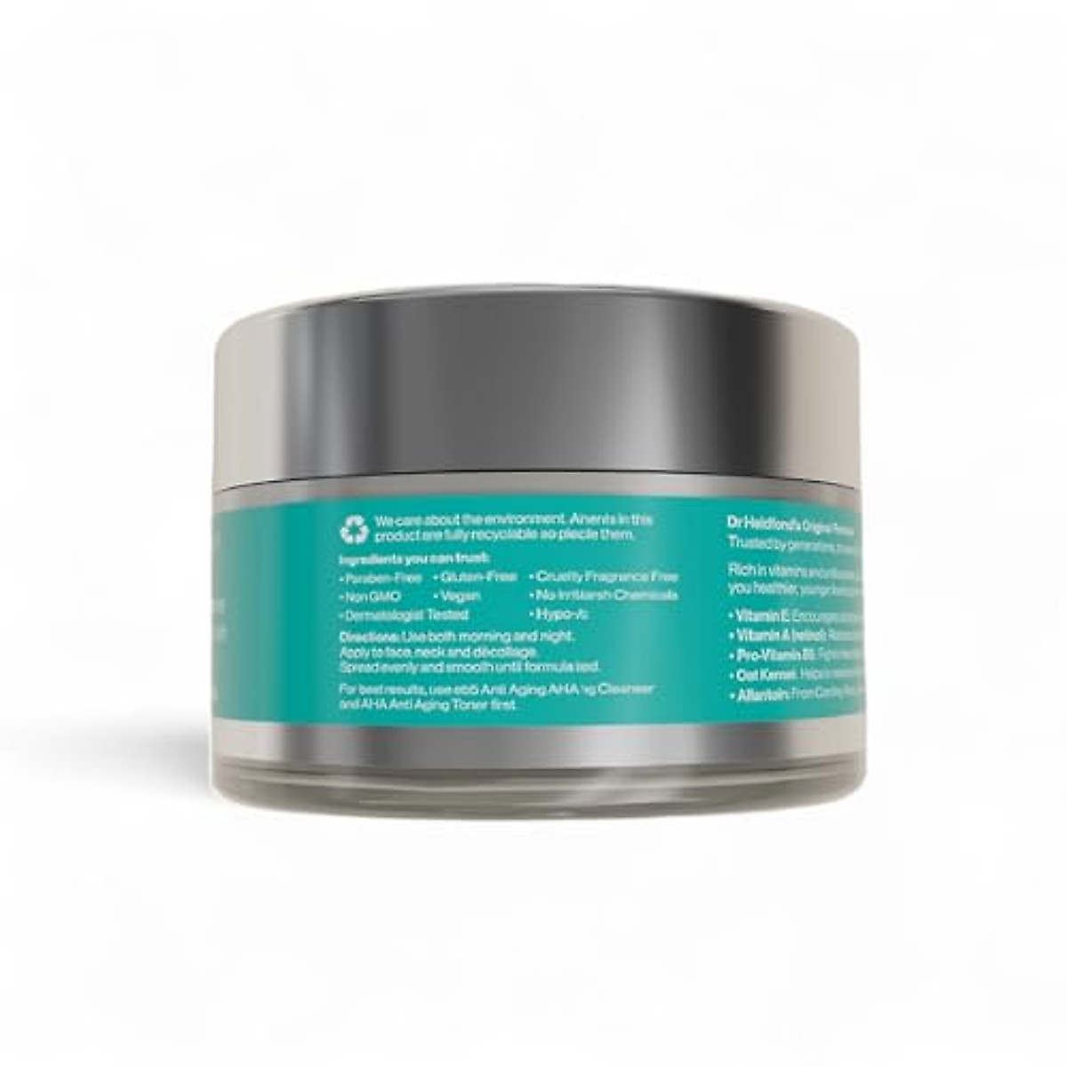 eb5 Intense Moisture Anti Aging Moisturizer Face and Neck Cream- Tone & Tighten Skin with Retinol, Fade Fine Lines and Wrinkles with Vitamin E, A and B5-4oz