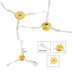 Fuyoda Replacement Parts for irobot Roomba 800 Series 850 860 861 866 870 880 890 900 Series 960 980 981 985 Vacuum Cleaner,Replenishement Kits with 2 Set Extractors,4 Filters,4 Side Brushes