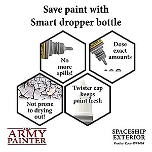 The Army Painter Spaceship Exterior Warpaint - Acrylic Non-Toxic Heavily Pigmented Water Based Paint for Tabletop Roleplaying, Boardgames, and Wargames Miniature Model Painting