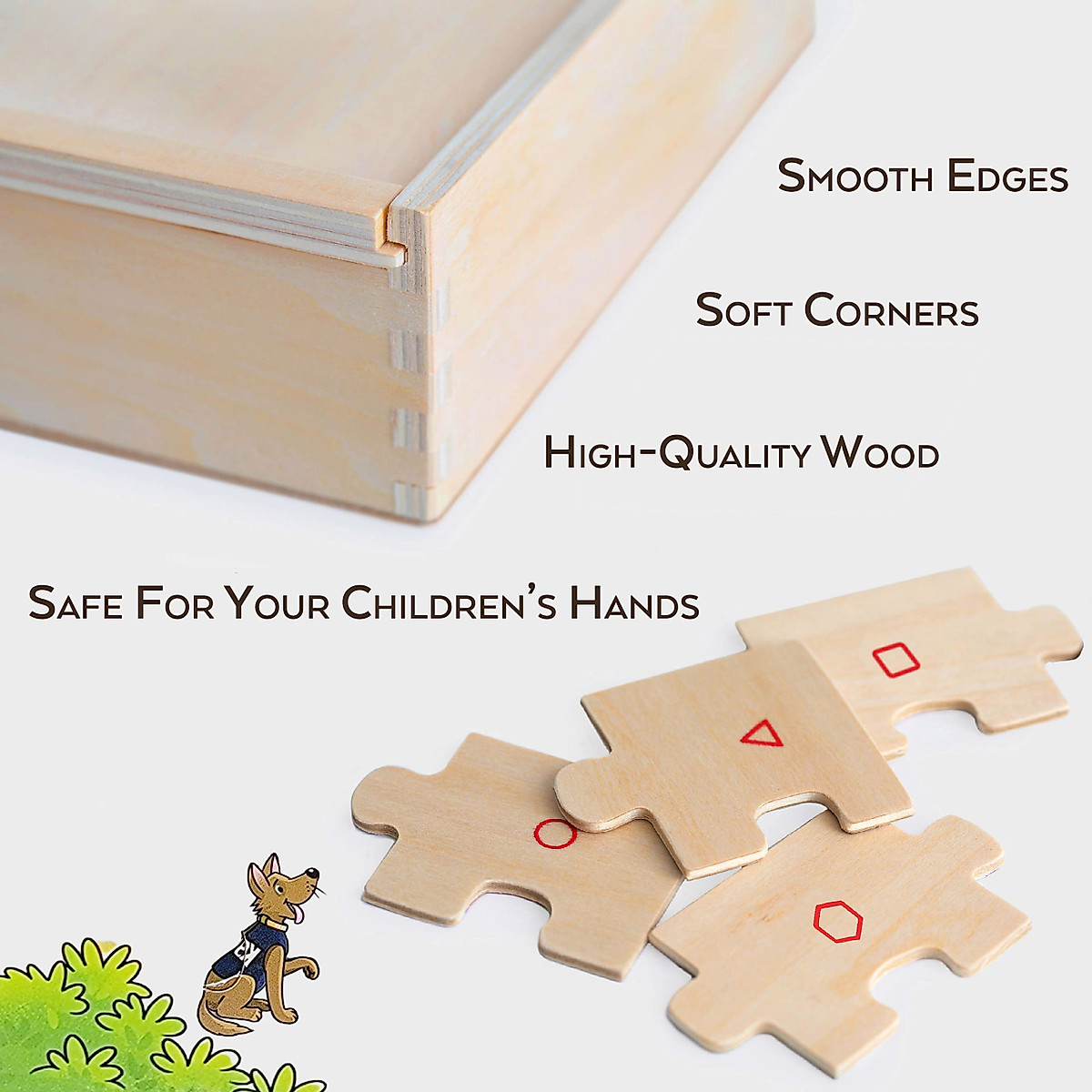 TOYLI 4-in-1 Wooden Puzzles for Boys 48 PCs Puzzles for Kids Ages 4-6 Great Gift for Boys,Car Puzzles for Kids Ages 4-8, Wood Puzzles for Kids Ages 3-5 Jigsaw Puzzle Box, Summer Activity Outside