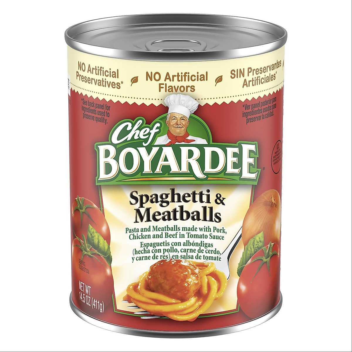 Chef Boyardee Spaghetti and Meatballs, 14.5 oz
