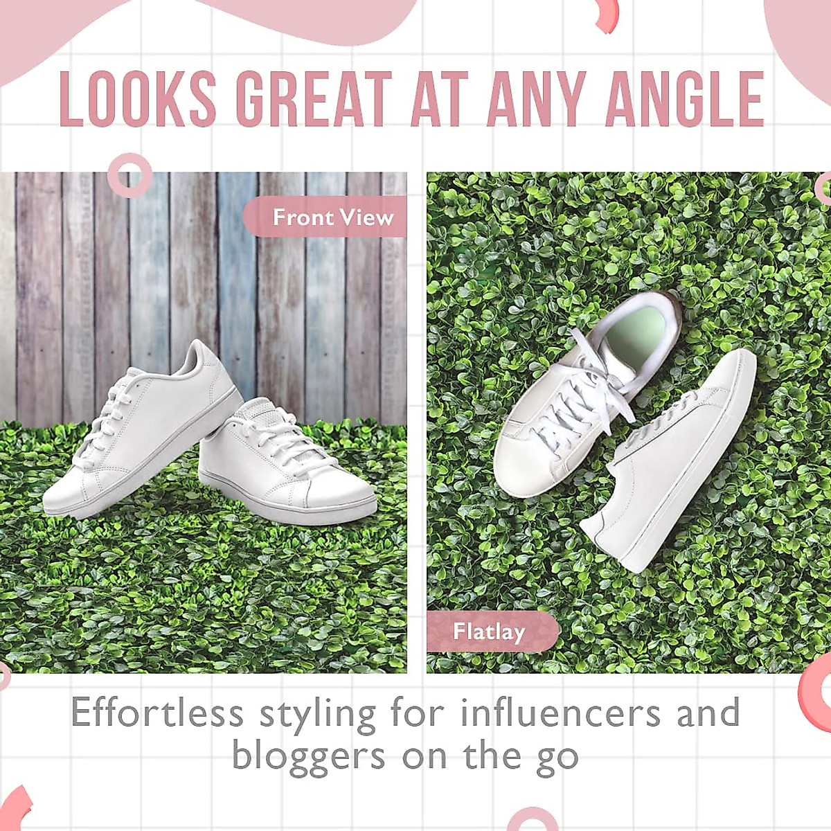 Magipea Photo Backdrop Board - 7 Designs Sand, Terrazzo, Bricks, Rhyolite, Stone Wall, Painting - Flat Lay Backgrounds for Jewelry or Food Product - Replica Surfaces 13x13in - Instagram Pics Anywhere