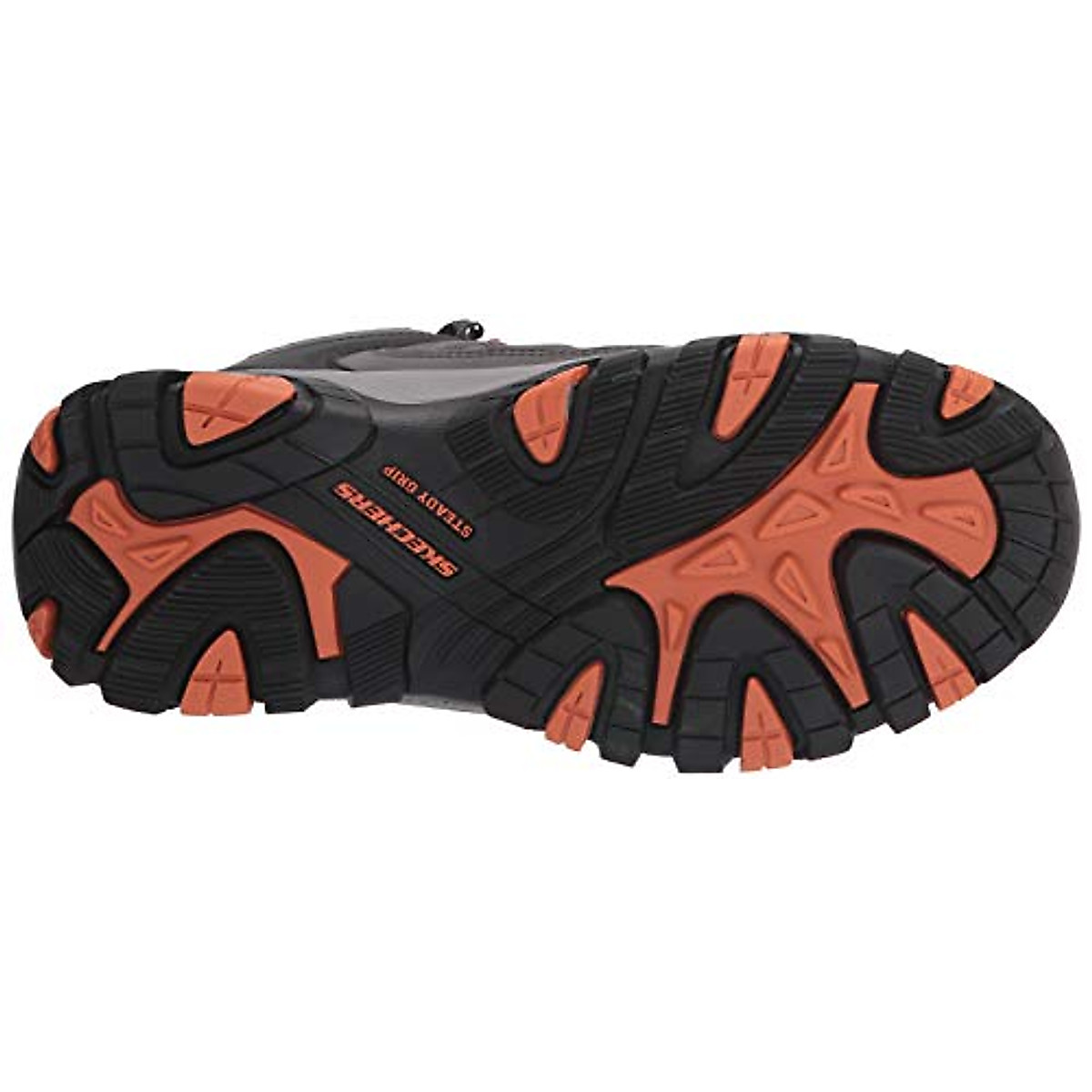 Skechers Men's Pine Midline Mid Top Lace Trail Boot Hiking, Black, 7.5