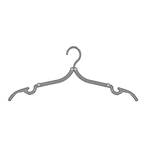 Conair Portable Clothes Hanger, Foldable Hanger Perfect for Travel, 7-piece set