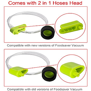 food saver lids for mason jars, Vacuum seal cap Compatible with FoodSaver Vacuum Sealer, Food Storage/fermentation lids,6-pack regular mouth mason jar lids + accessory hose