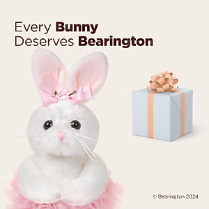 Bearington Lil’ Twirls Ballerina 6 Inch Bunny Stuffed Animal - Stuffed Bunny - Ballerina Bunny