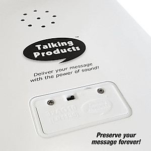 Talking Products, Voice Recordable Talking Audio Greeting Card, Record and Send Your own Personalized Custom Voice Message. 40 Seconds Recording with Replaceable Batteries.