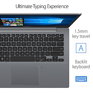 ASUSPRO P5440 Thin & Light Business Laptop, 14” Wideview FHD, Intel Core i5-8265U, 8GB RAM, 512GB PCIe SSD, Fingerprint, Backlit KB, Windows 10 Pro, 10hrs Battery Life, P5440FA-XB54