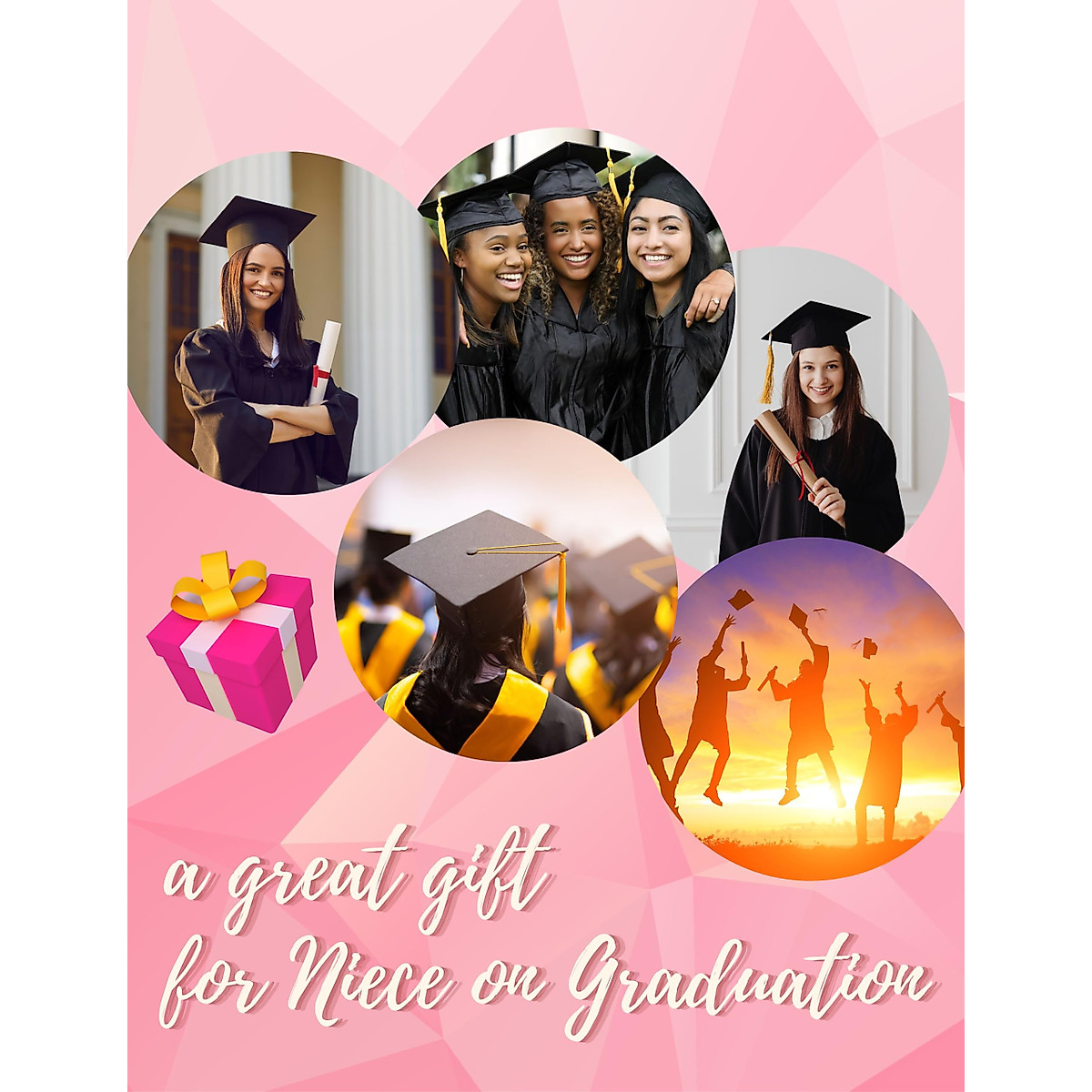 Onebttl Niece Gifts from Aunt, Insulated Stainless Steel Coffee Mug Tumbler with Lid and Straw, from Uncle, Perfect for Birthday, Christmas, 20oz/590ml, Rose Gold - Graduation