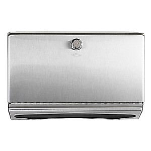 Bobrick Surface-Mounted Paper Towel Dispenser, 10.75 X 4 X 7.13, Stainless Steel