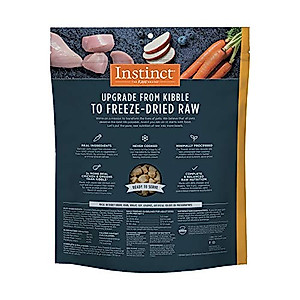 Instinct Freeze Dried Raw Meals Grain Free Recipe Dog Food,Chicken,27 Ounces