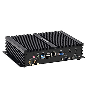 KINGDEL Powerful Fanless Mini PC with Intel i7 12th Gen. 10 Cores 4.7Ghz CPU, 16GB RAM, 1TB NVMe SSD, Wi-Fi 6E + BT 5.2, 4K: 4096 x 2304, HD Port, Gigabit Ethernet, W-11 Pro