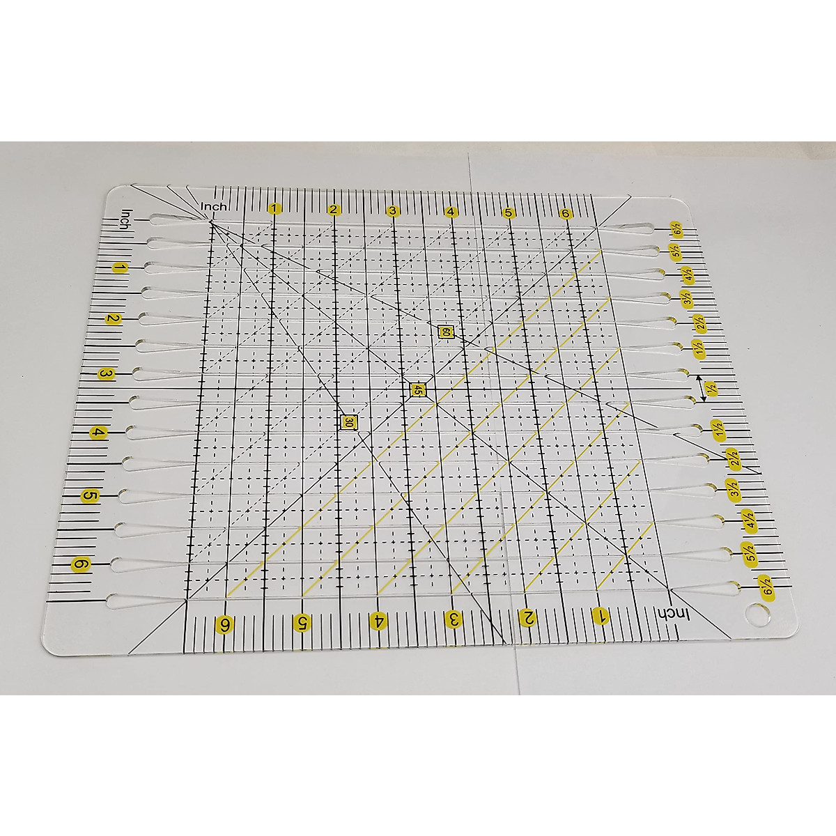 HONEYSEW Acrylic Quilt Cut Ruler Template for Quilting Fabric Cutting Crafts