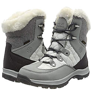 Jack Wolfskin Women's Aspen Texapore Mid W Hiking Boot, White/Silver, 7.5