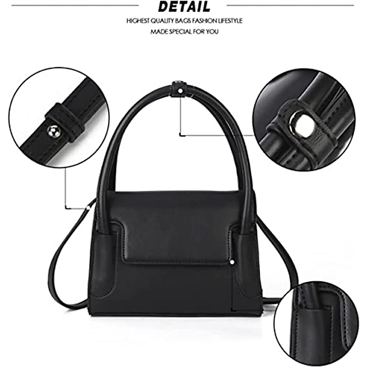 HDHTB Women Small Tote Bag Fashion Top-Handle Handbag Clutch Purse Shoulder Crossbody Cellphone Bag, for Travel Work Shopping (pink)
