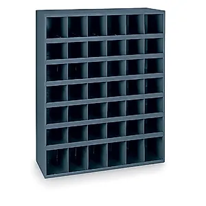 Bin Unit, 42 Bins, 33-3/4 X 12 X 42 in.