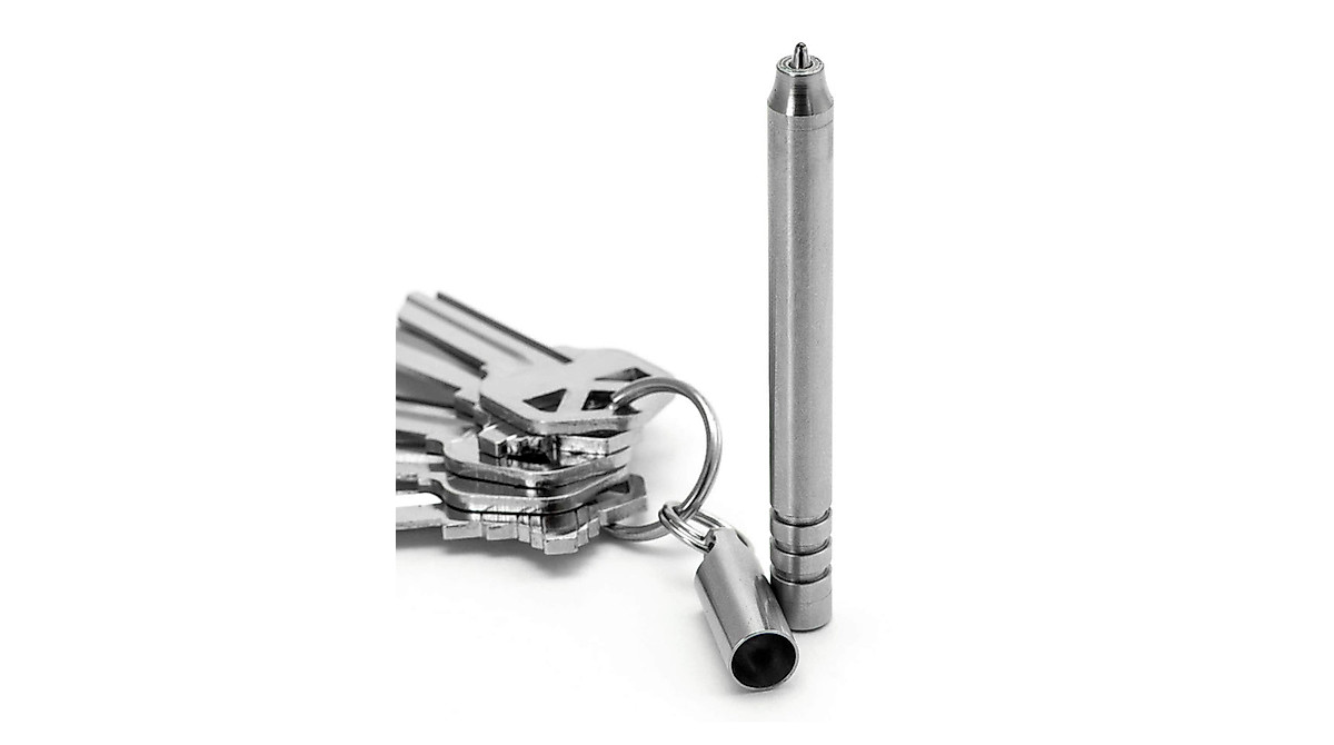 KeySmart Nano Pen - Stylish Mini Keyring Pen