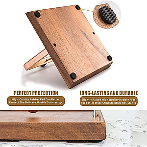 Niciksty Wooden Napkin Holder Farmhouse Kitchen Napkin Holder for Table Dinner Napkin Holder Cocktail Napkins Holder Vintage Wood Napkin Holder Christmas Napkin Holder